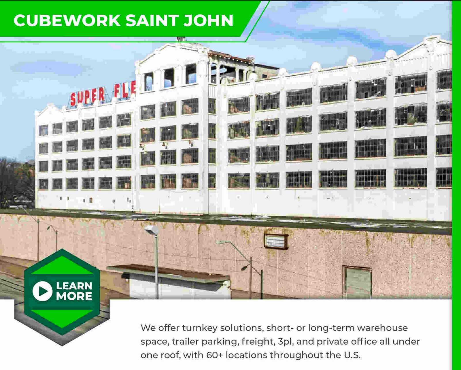 Commercial Parking Space at Cubework Saint John with No Hidden Fees ...
